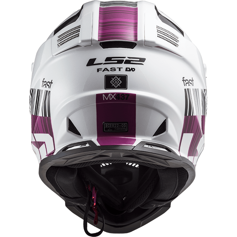 LS2 MX437 XCODE BLANCO VIOLETA - All Road