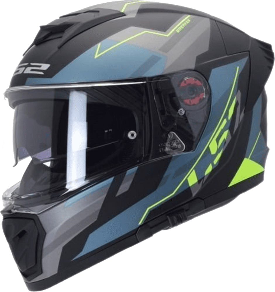 LS2 FF390 BETA COBALTO AMARILLO MATE - All Road