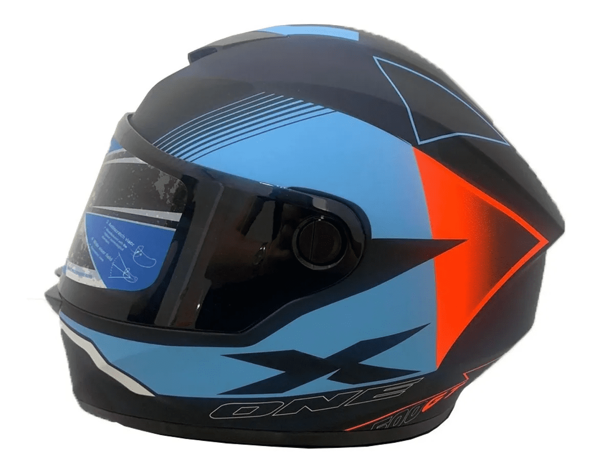 XONE 500-GT MANIAC NEGRO AZUL - All Road