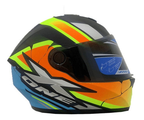 XONE 500-GT ZTEP NEGRO AMARILLO NEON - All Road