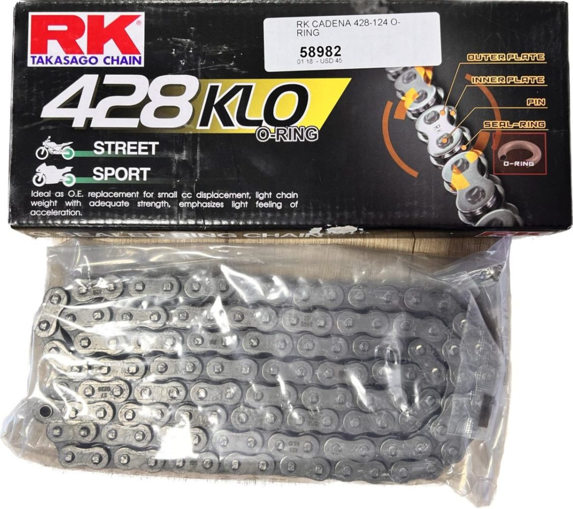 RK CADENA O-RING 428-124L | All Road