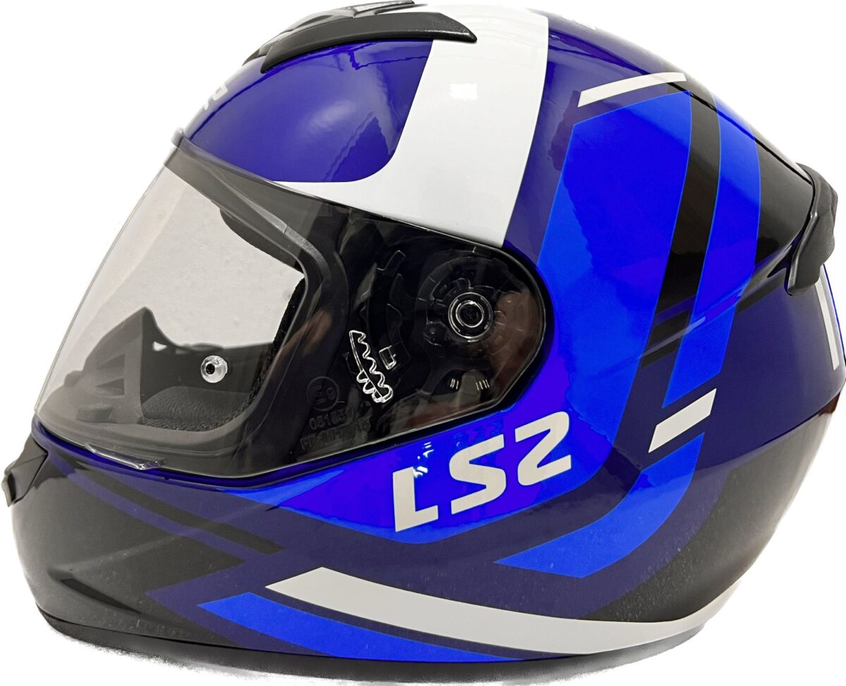 LS2 FF352 DOWN NAVY BLUE | All Road