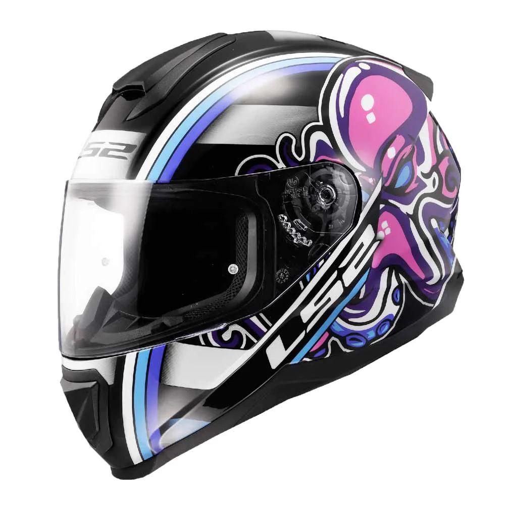 LS2 FF320 STREAM EVO VIATOR NAVY BLUE NARANJA | All Road