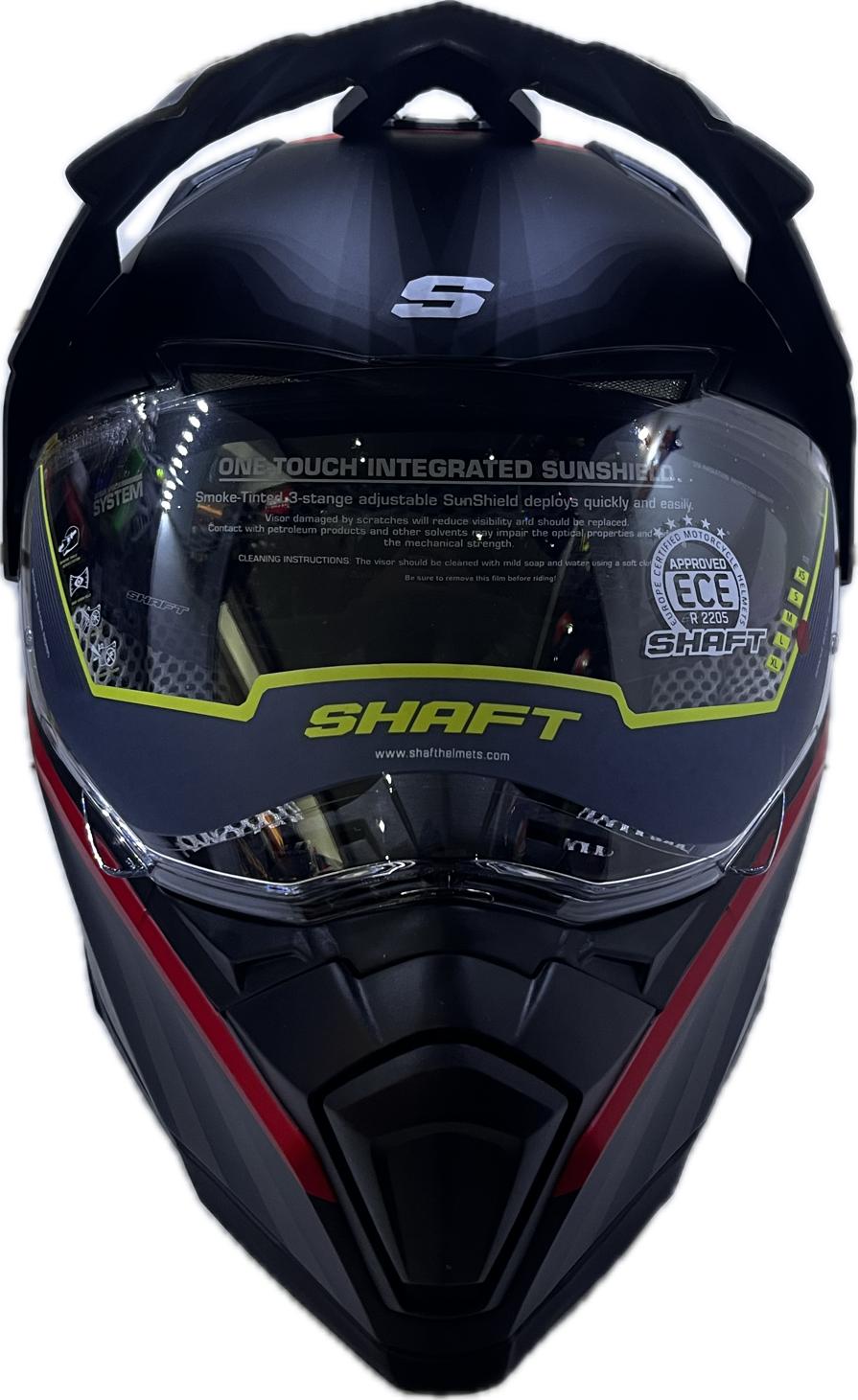 CASCO SHAFT MX380 FURIUS ROJO - All Road