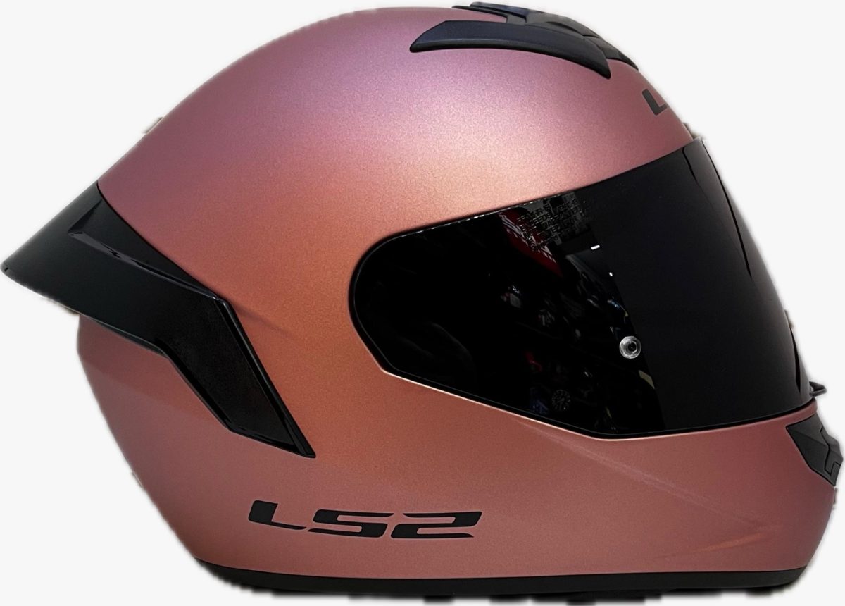 CASCO LS2 FF352 MATT GOLD PINK + VISOR NEGRO - All Road