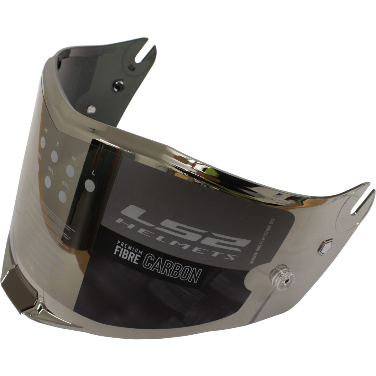 LS2 VISOR FF805 IRIDIUM PLATEADO - All Road