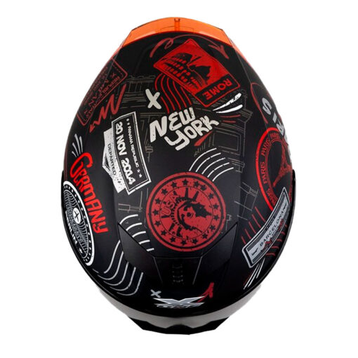 CASCO XONE 500-GT PASSPORT ROJO - All Road