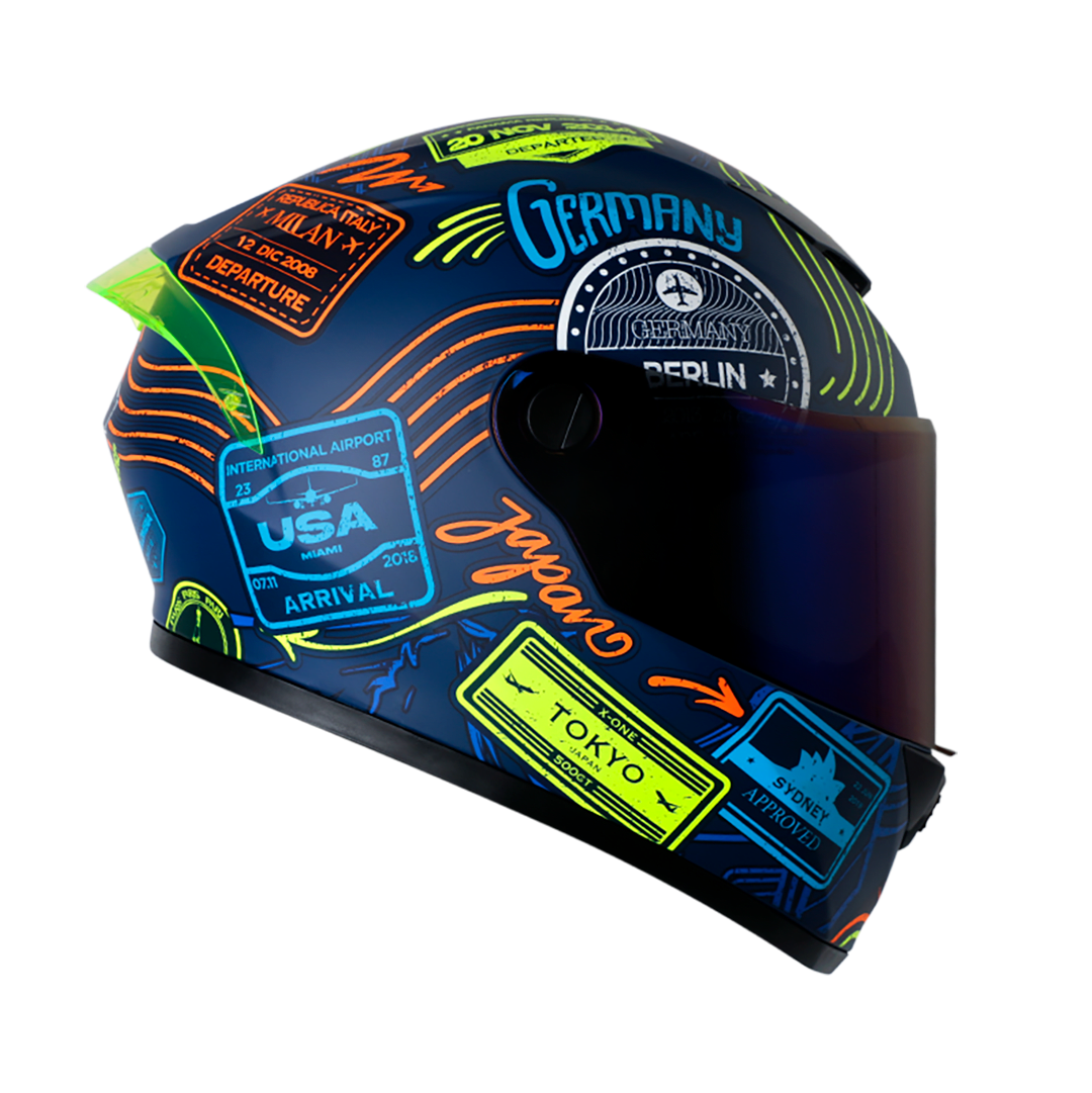 CASCO XONE 500-GT PASSPORT NEON NARANJA - All Road